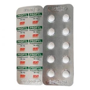 PROPYL 50 mg. for Hyperthyroidism 100 Tablets. – Thyroid-Shop